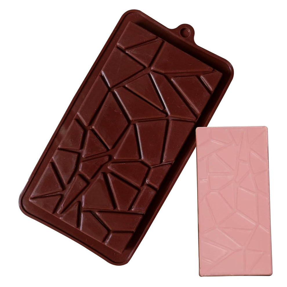 Silicone Chocolate Bar Mould | Break Stone Chocolate Bar Mold – Brand ...