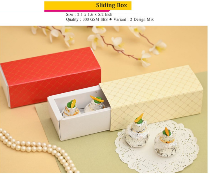 3 Cavity Multi Purpose Sliding Box (Pack of 10) – Brand Packaging